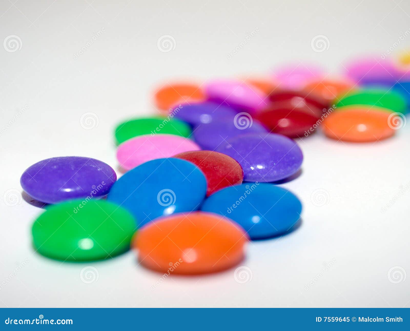 Scattered Candy stock image. Image of macro, chocolate - 7559645