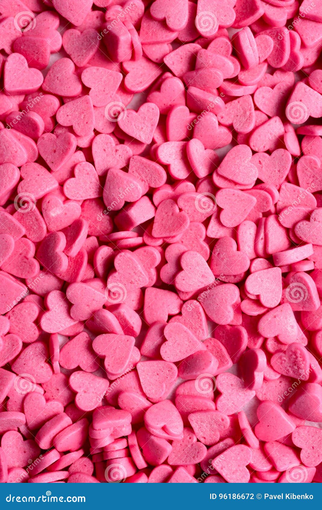 Scattered candy hearts stock photo. Image of concept - 96186672