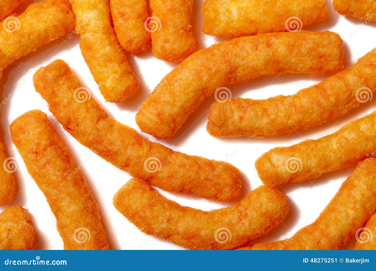 Scattered cheese puffs stock image. Image of pleasure - 48275251