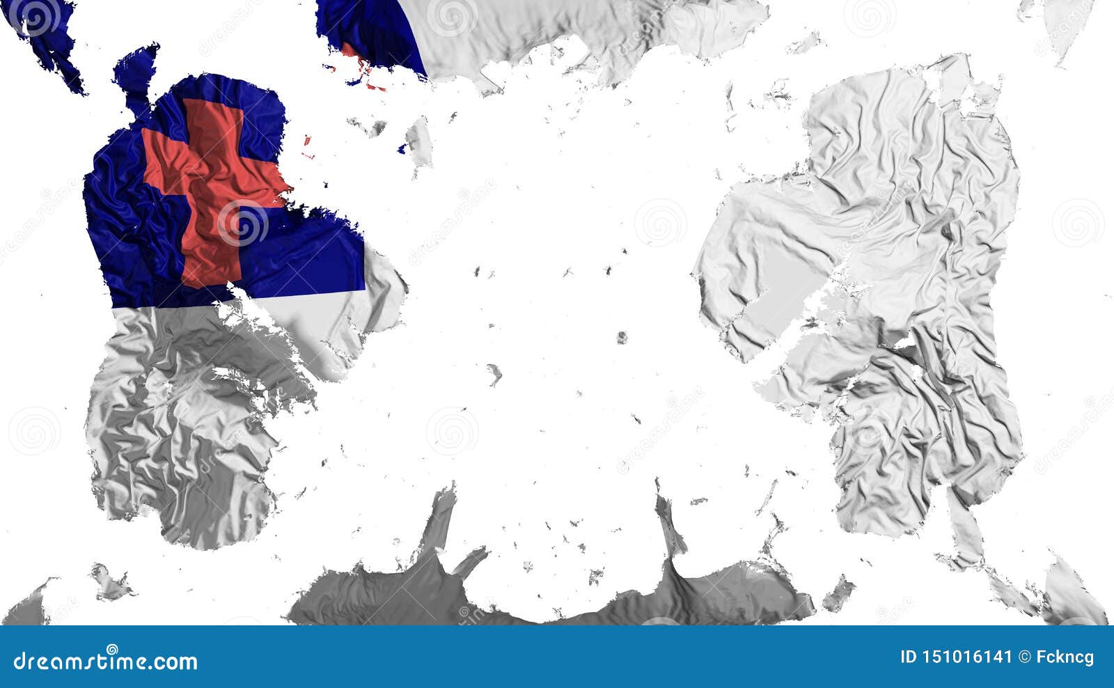 Scattered Christian flag stock illustration. Illustration of religion ...