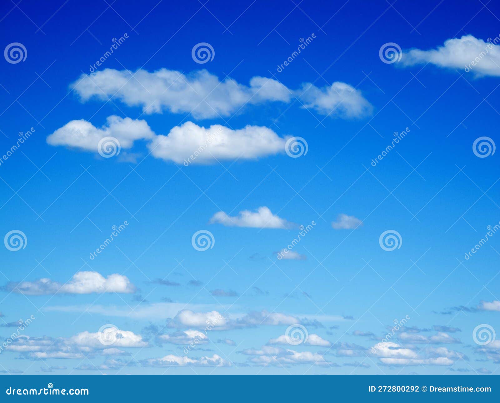 Scattered Clouds in the Blue Sky Stock Photo - Image of scattered ...