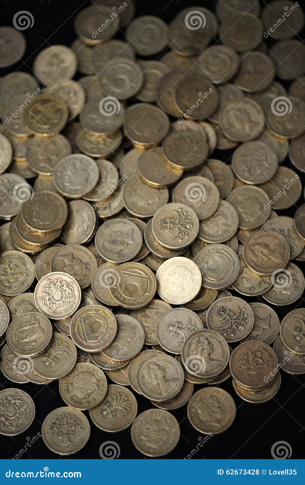 Scattered coins stock photo. Image of jackpot, scattered - 62673428