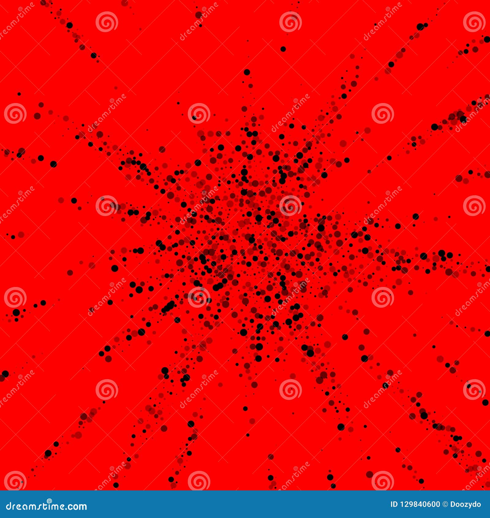 Scattered Dense Balck Dots. Dark Points Dispersion Stock Vector ...