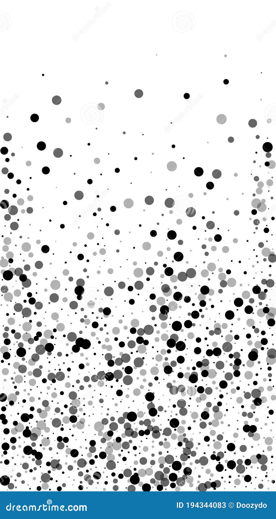 Scattered Dense Balck Dots. Dark Points Dispersion Stock Vector ...