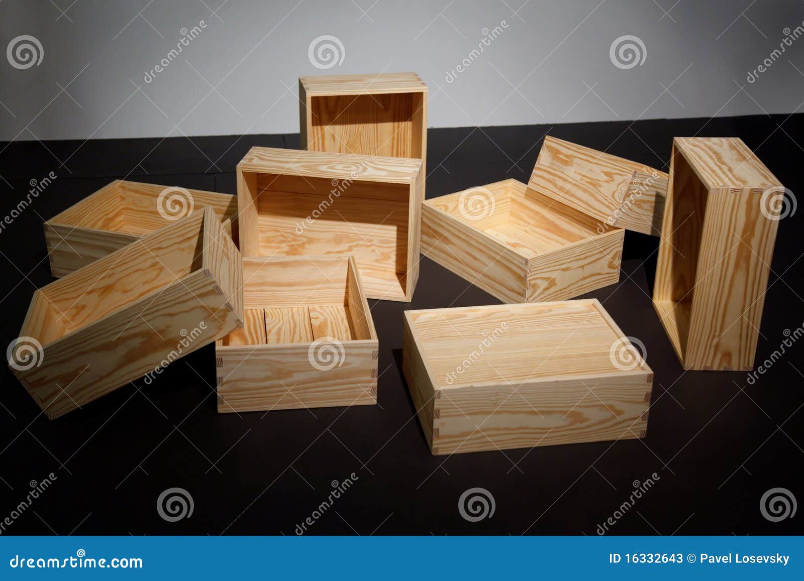 Wooden Boxes Royalty-Free Stock Photography | CartoonDealer.com #4152335