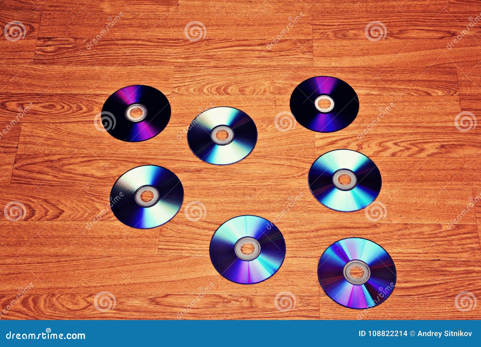 Scattered on the Floor CDs. Stock Photo - Image of decoration, parquet ...