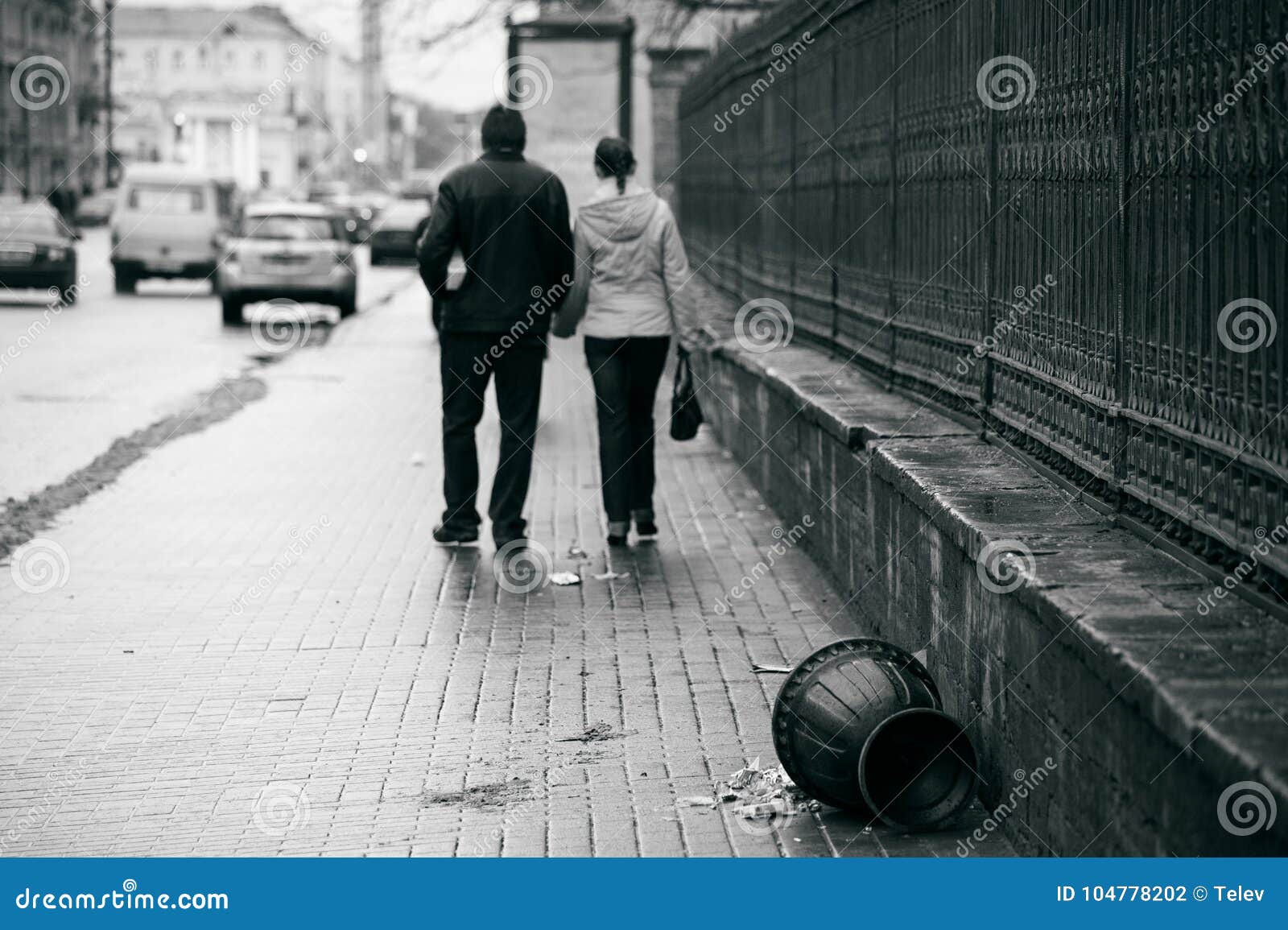 Scattered Garbage on the Street Editorial Photography - Image of ...