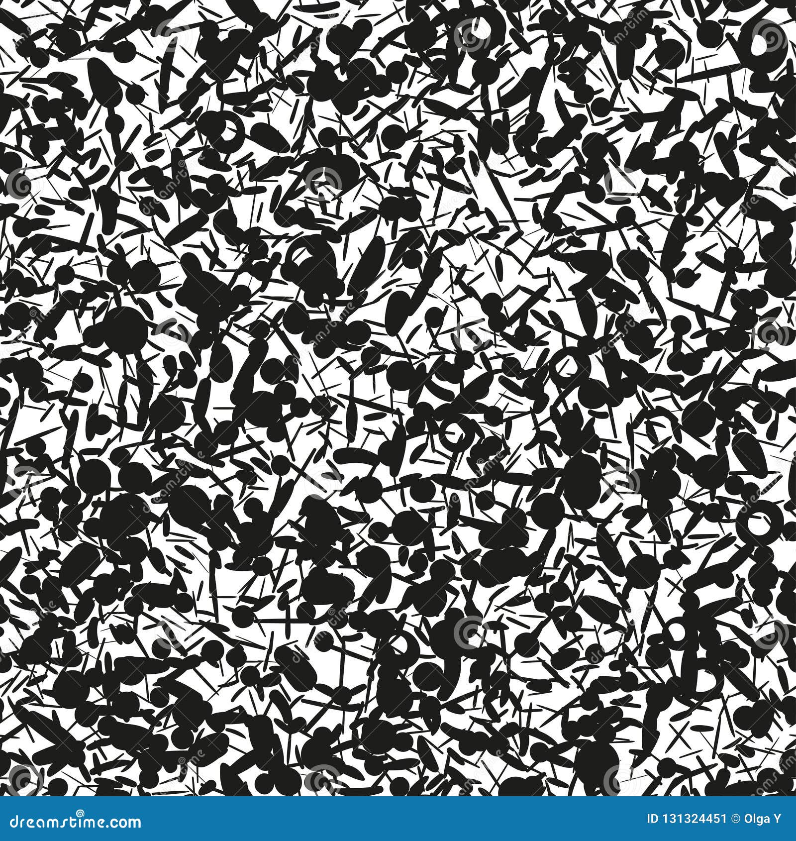 Scattered Geometric Line Shapes. Abstract Background Design Stock ...