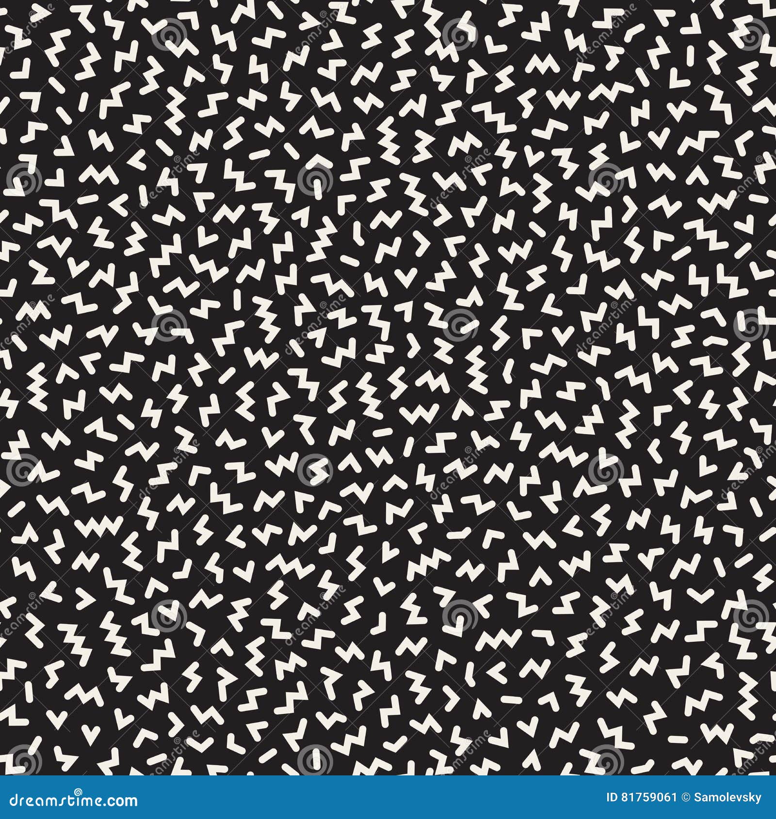 Scattered Geometric Line Shapes. Abstract Background Design. Vector ...