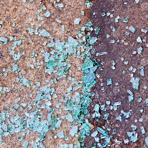 Scattered glass stock photo. Image of fragile, brittle - 15749448
