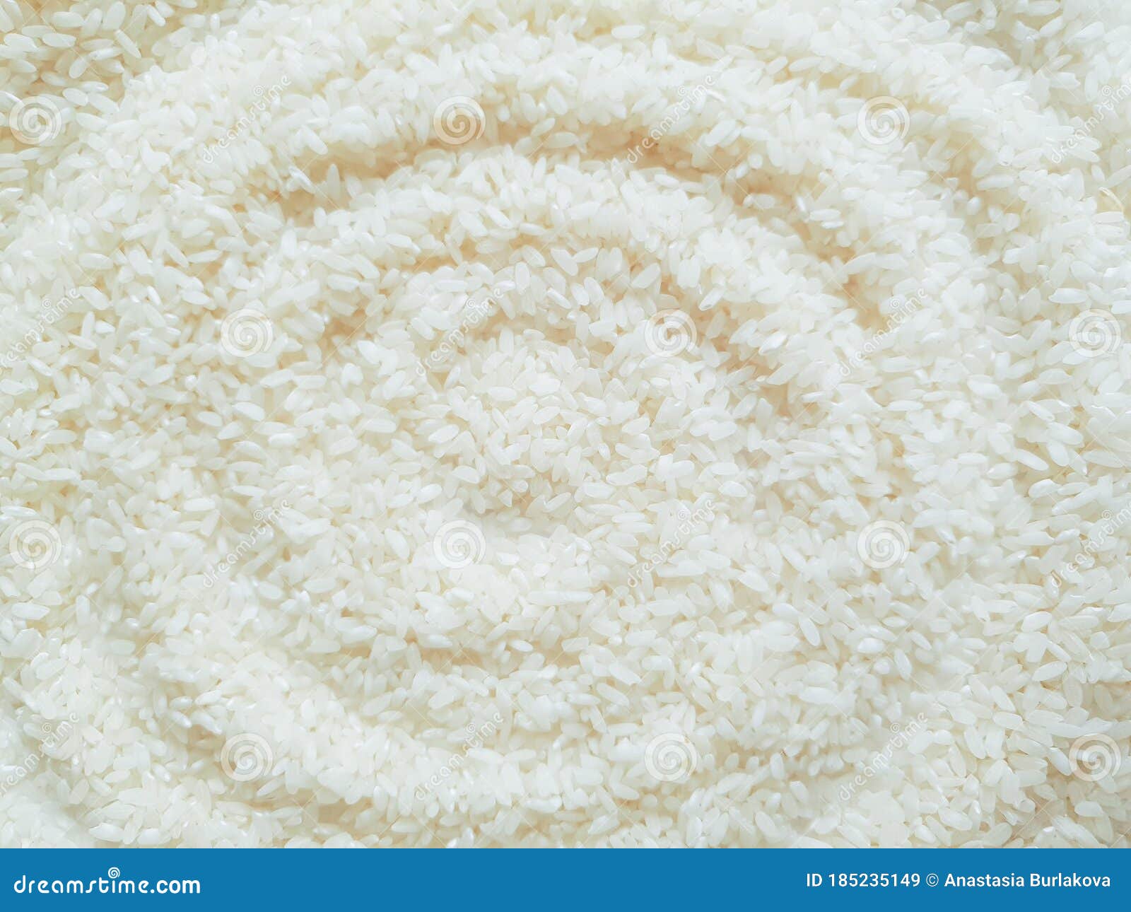 Scattered Grain of White Rice. Stock Image - Image of food, grain ...