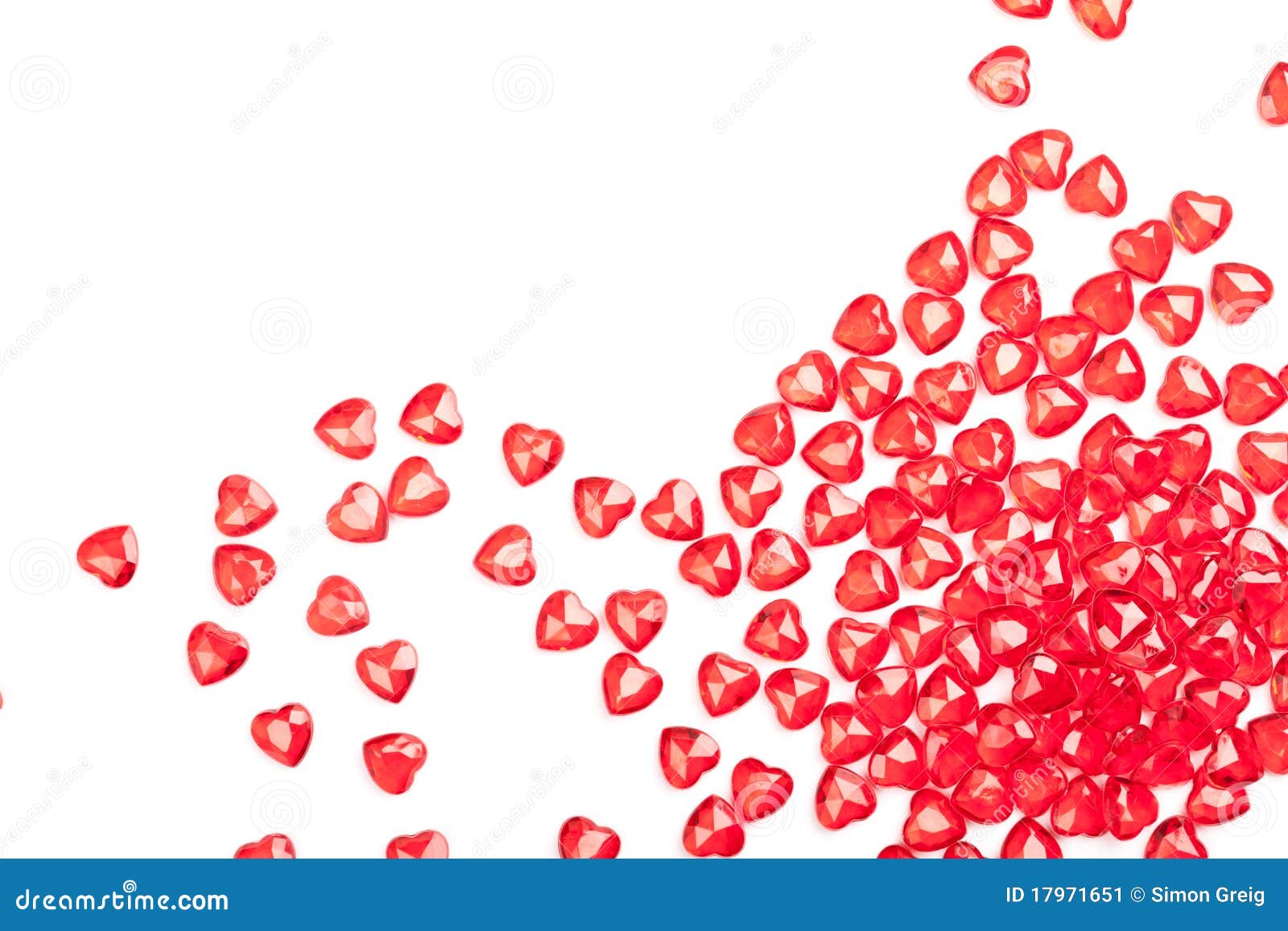 Scattered Hearts stock image. Image of macro, white, heart - 17971651