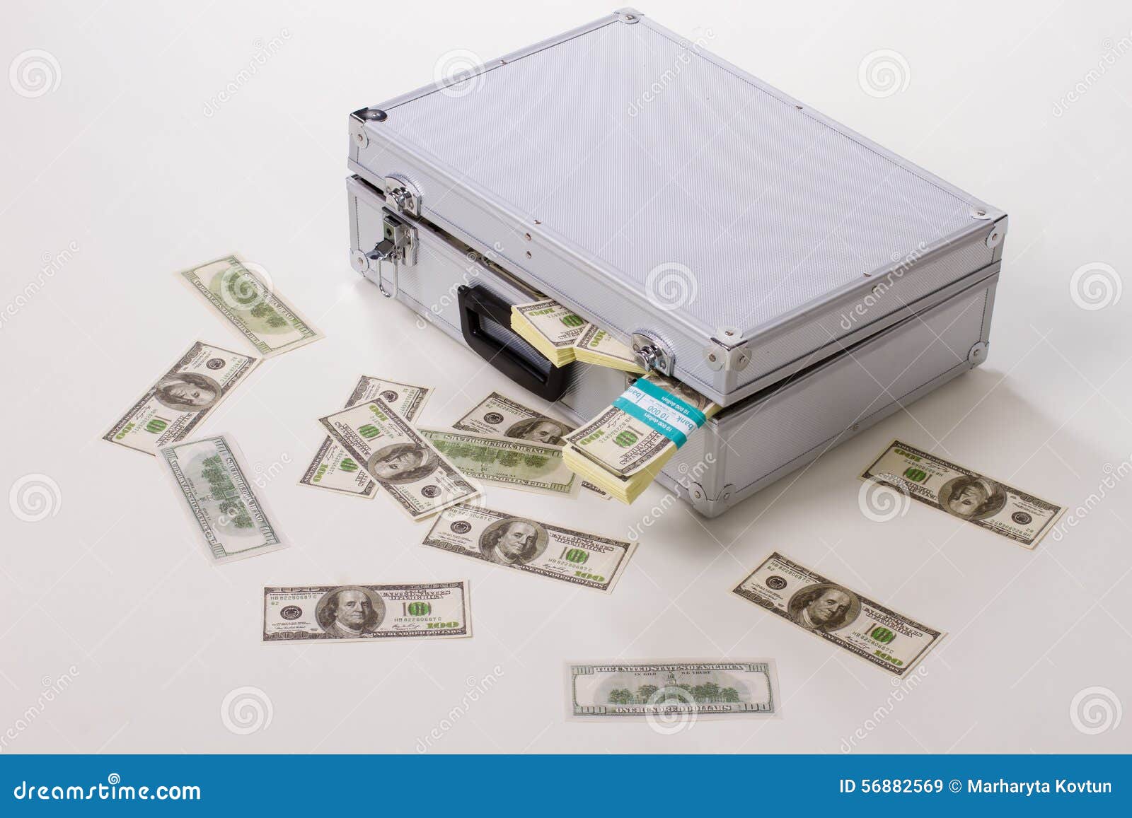 Scattered money. stock image. Image of object, profit - 56882569