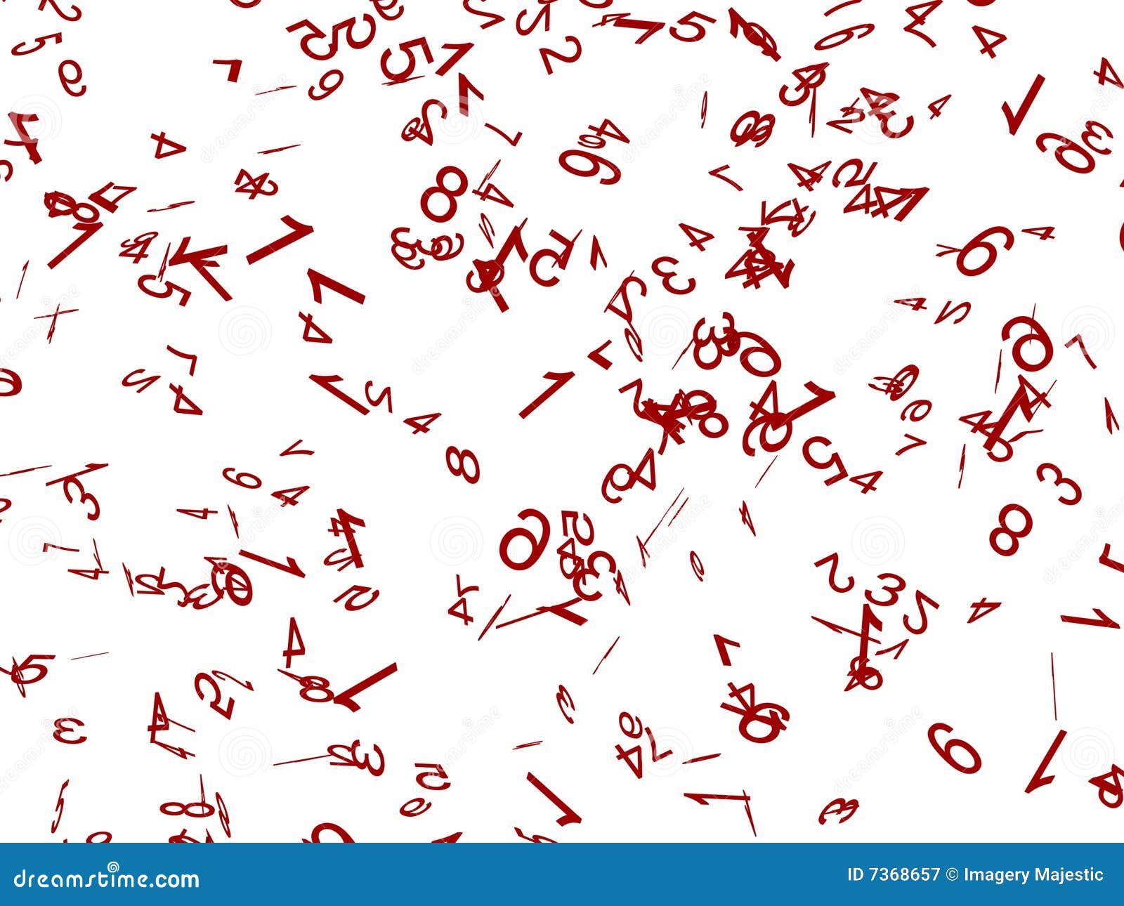 Scattered Numbers Wallpaper For Background Stock Photo | CartoonDealer ...