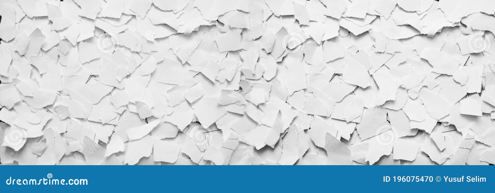 Scattered Overlay Of Crumpled White Paper. Stock Image | CartoonDealer ...