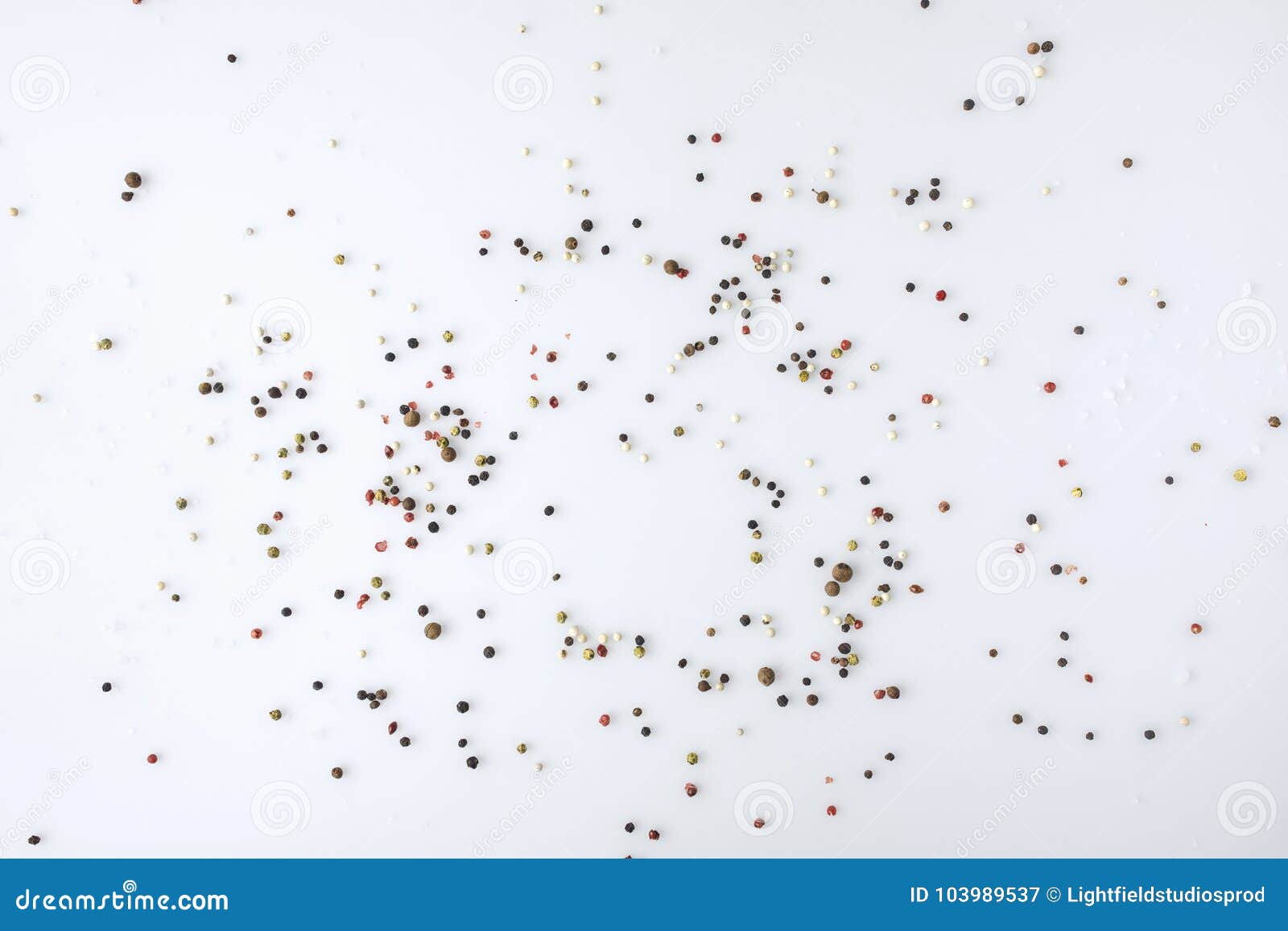 Scattered Pepper on White Surface Stock Image - Image of vegan, meal ...