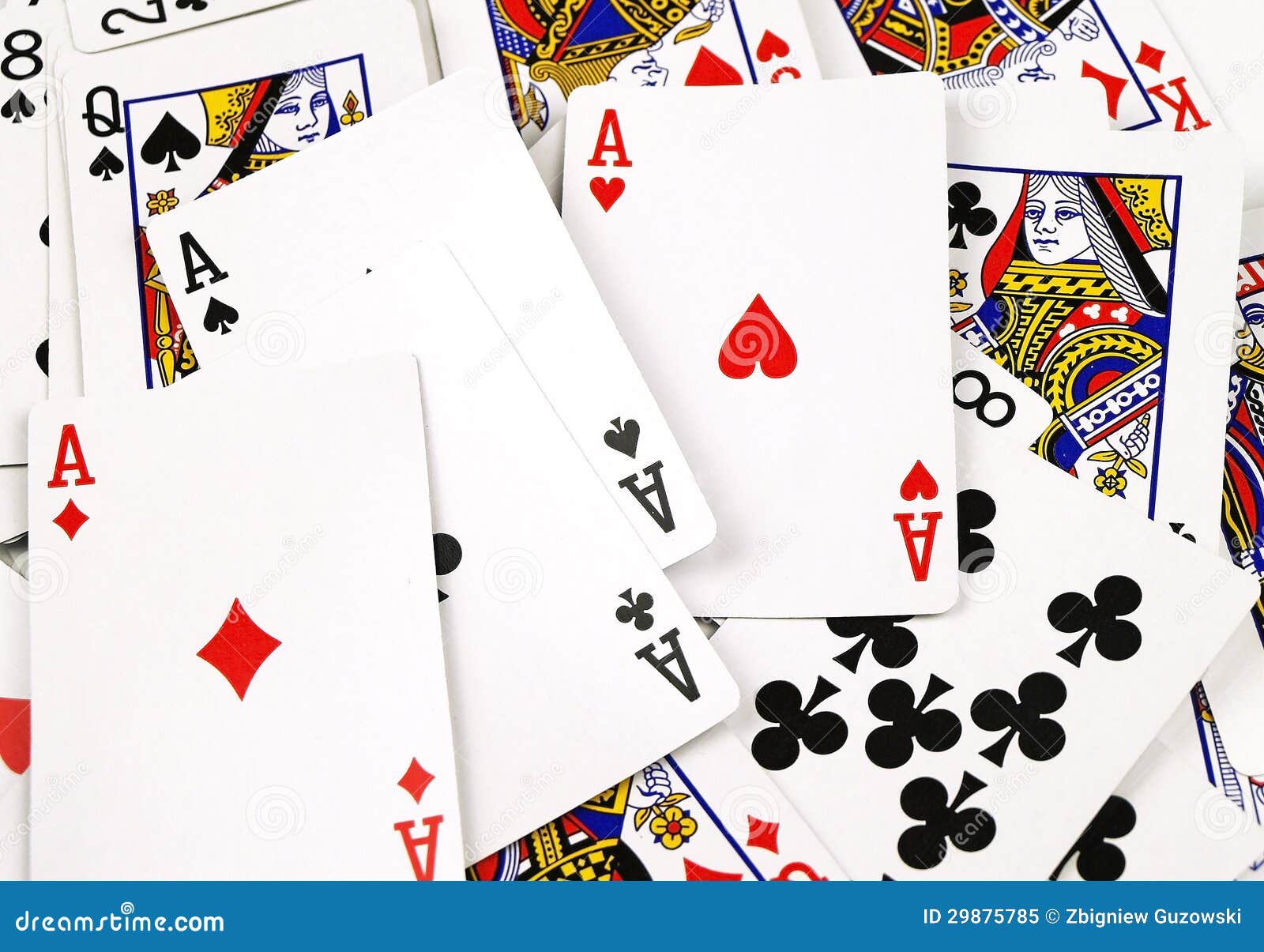 Scattered Cards Background stock image. Image of lucky - 29875785