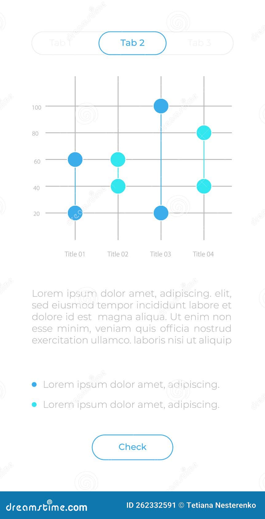 Scattered Plot UI Element Template Stock Vector - Illustration of performance, report: 262332591