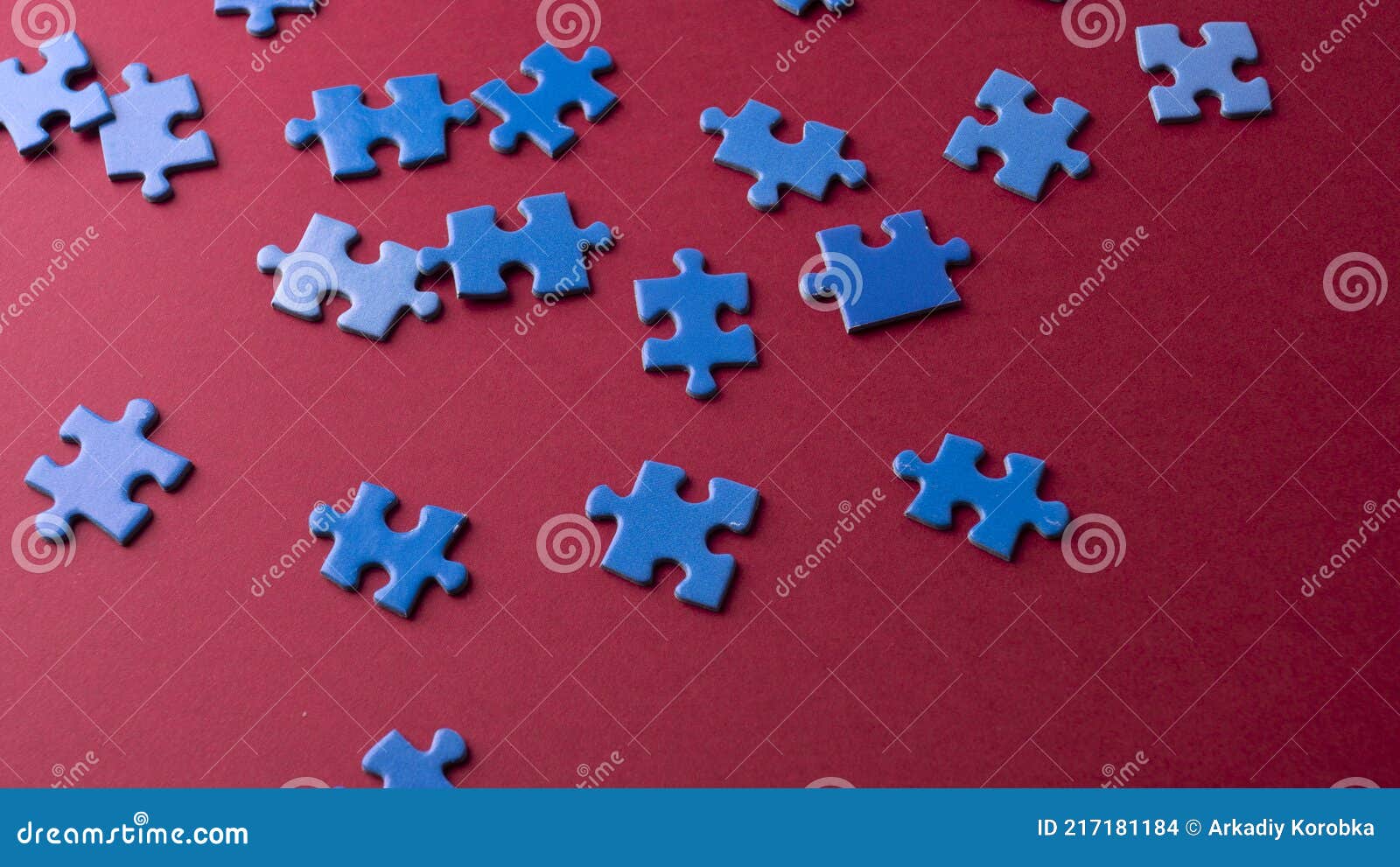 Blue Puzzles, Textures and Background Stock Photo - Image of abstract ...