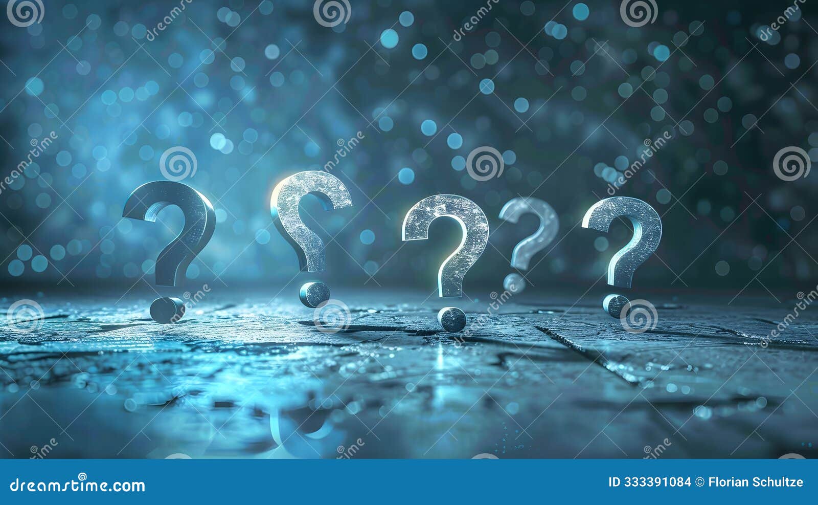 Scattered Question Marks With Space For Answers Throughout Royalty-Free ...
