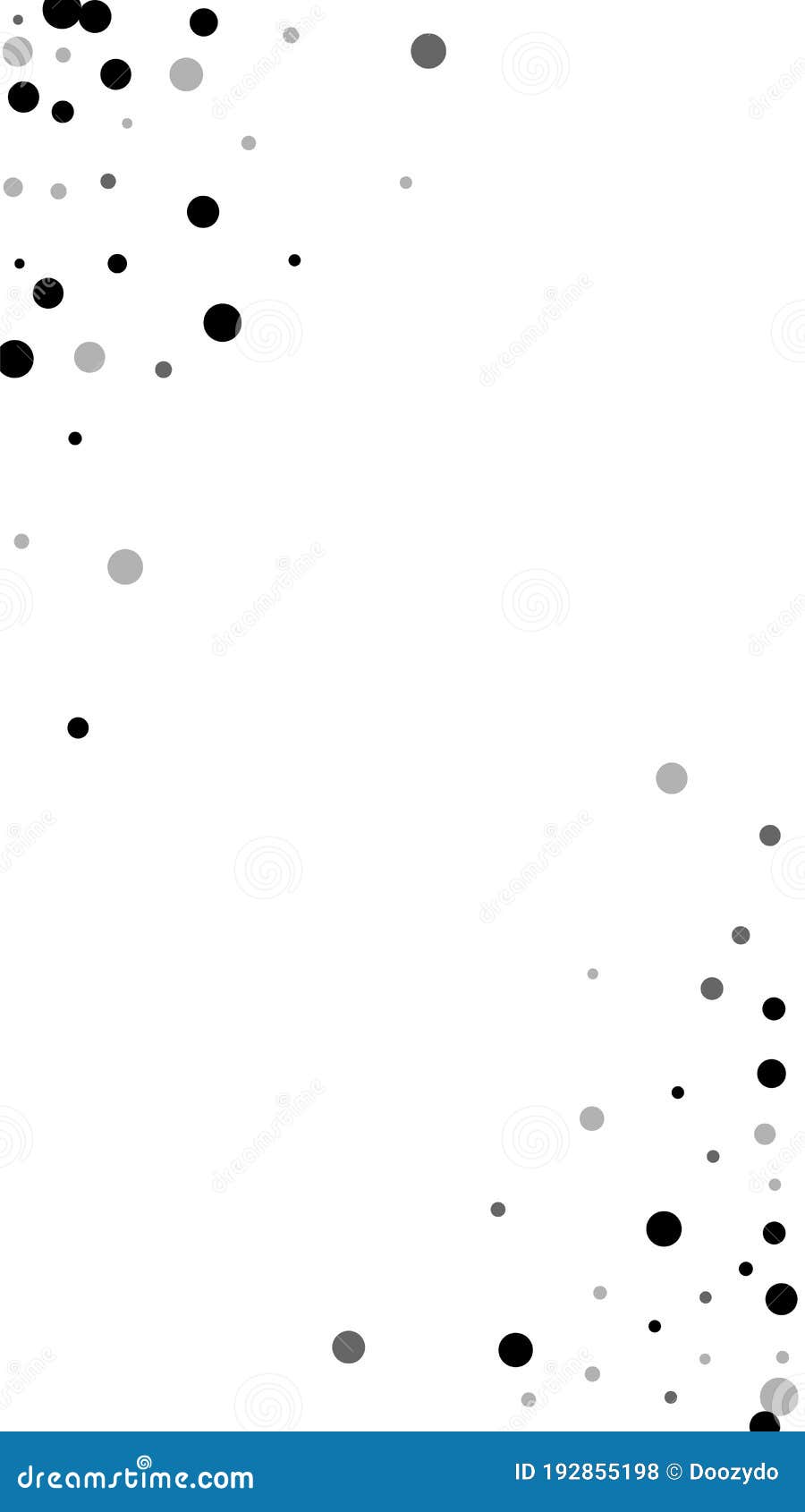 Scattered Random Black Dots. Dark Points Dispersio Stock Vector ...