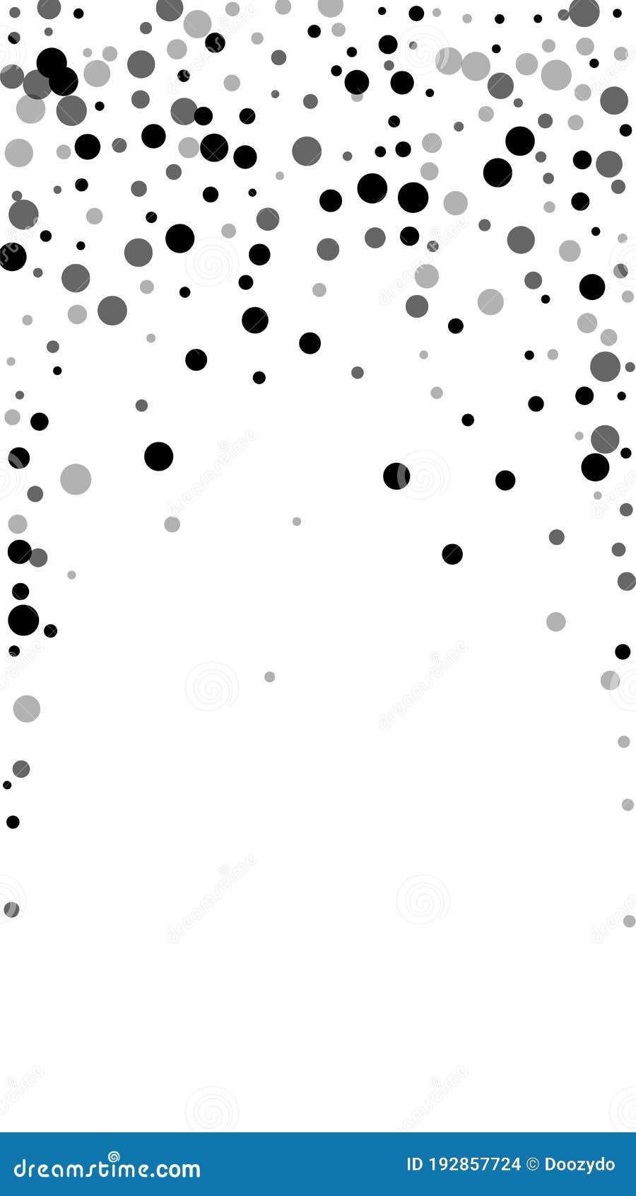 Scattered Random Black Dots. Dark Points Dispersio Stock Illustration ...