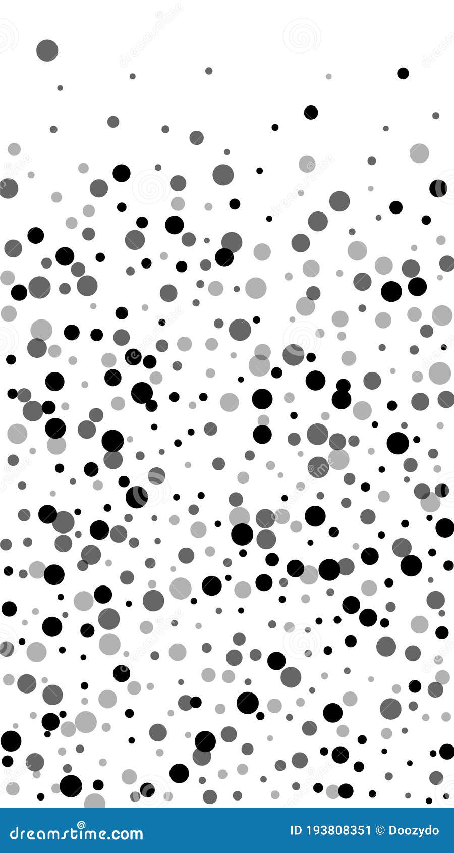 Scattered Random Black Dots. Dark Points Dispersio Stock Vector ...