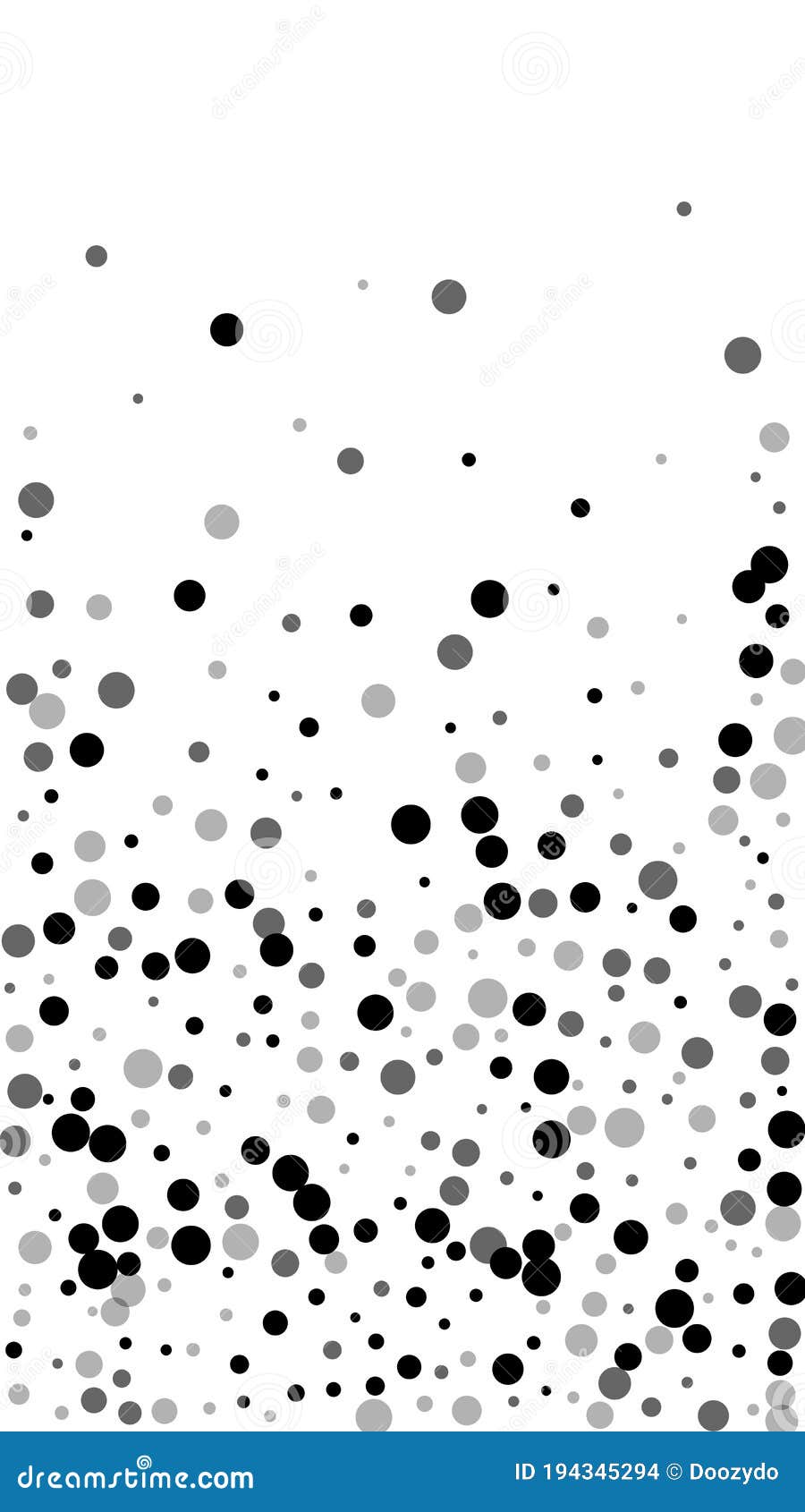 Scattered Random Black Dots. Dark Points Dispersio Stock Illustration ...
