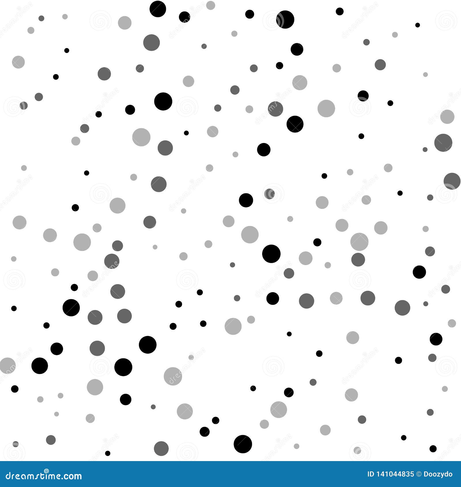 Scattered Random Black Dots. Dark Points Dispersio Stock Vector ...