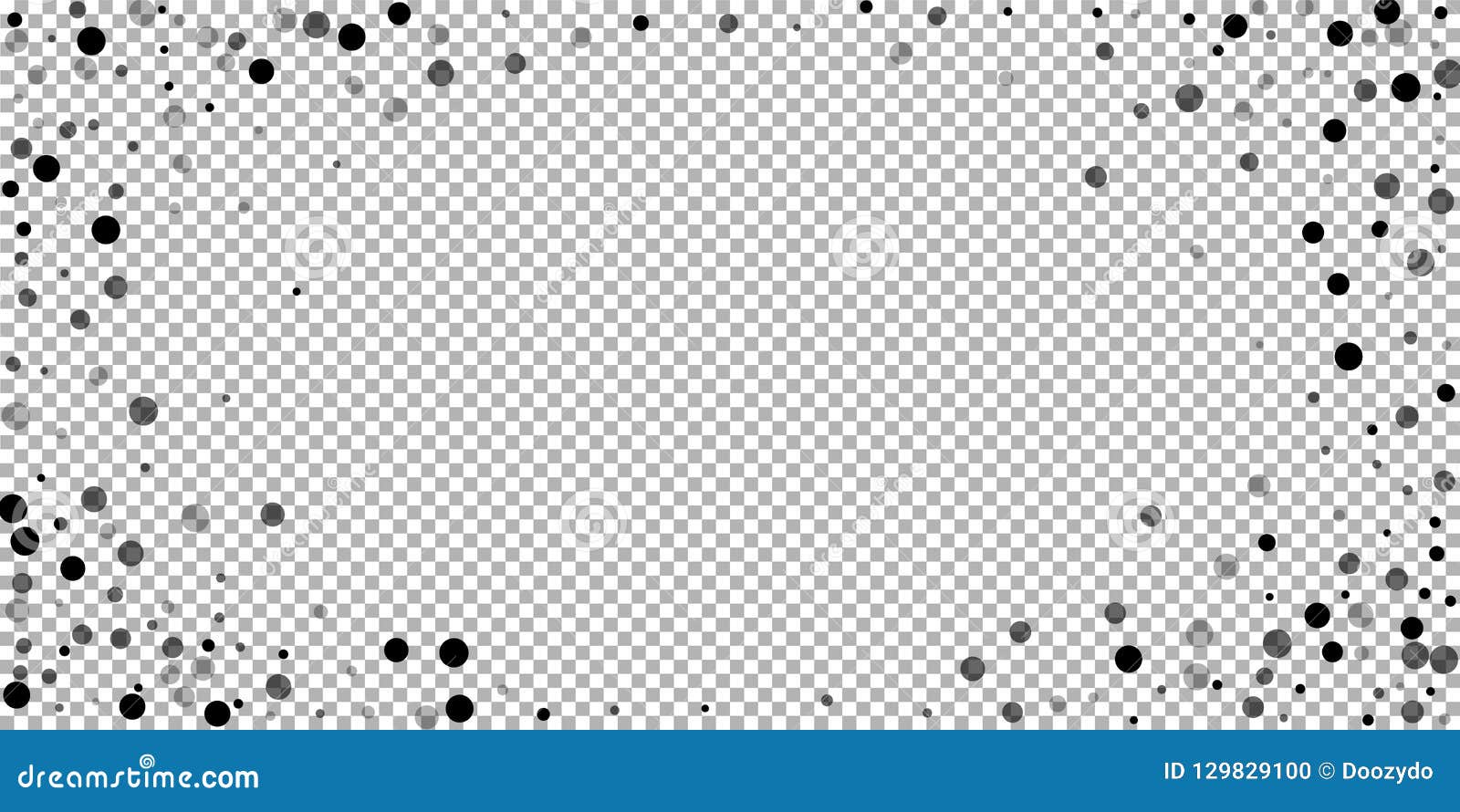 Scattered Random Black Dots. Dark Points Dispersio Stock Vector ...