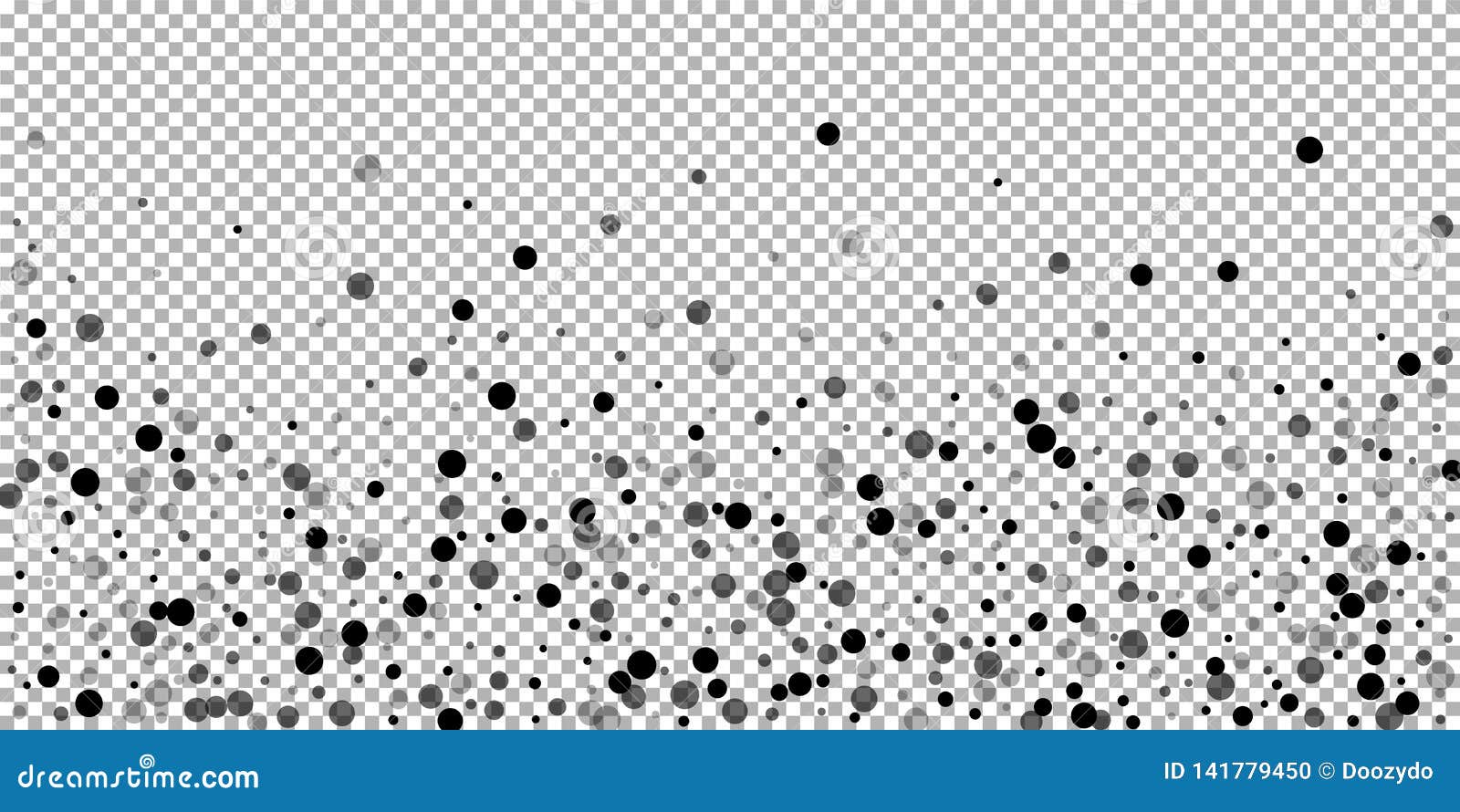 Scattered Random Black Dots. Dark Points Dispersio Stock Vector ...
