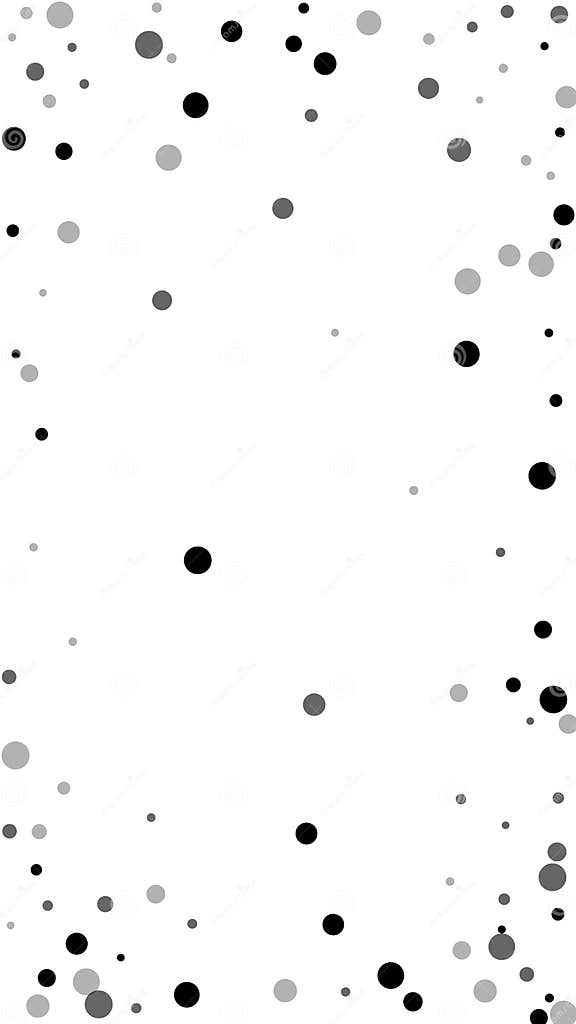 Scattered Random Black Dots. Dark Points Dispersio Stock Vector ...