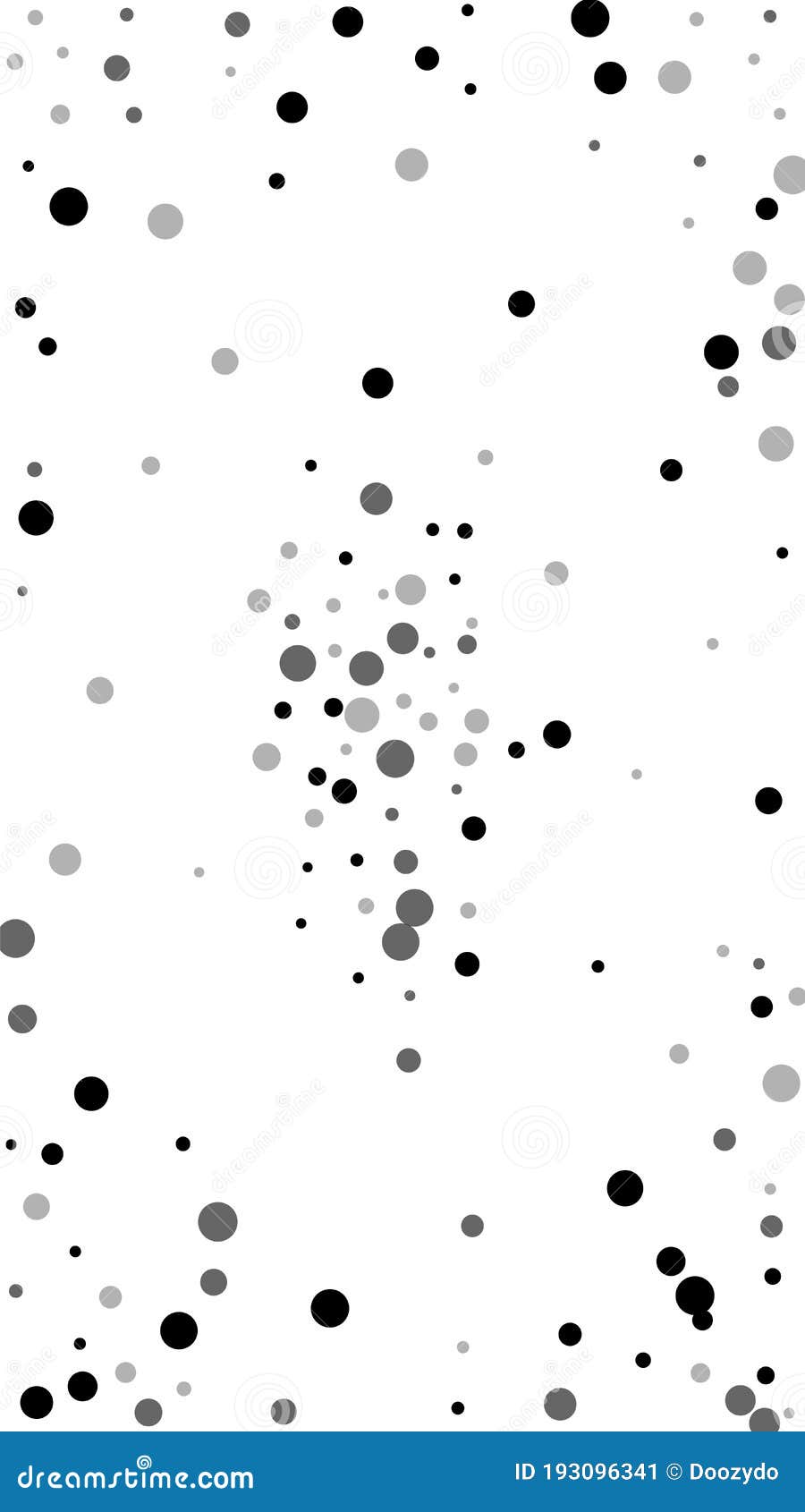 Scattered Random Black Dots. Dark Points Dispersio Stock Vector ...