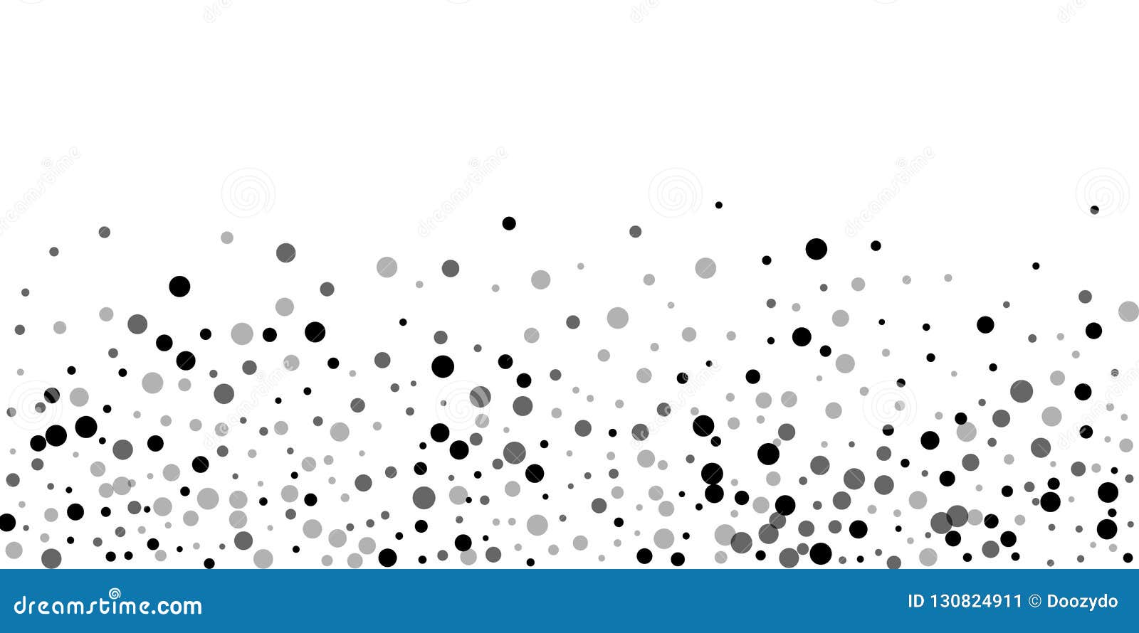 Scattered Random Black Dots. Dark Points Dispersion Stock Illustration ...