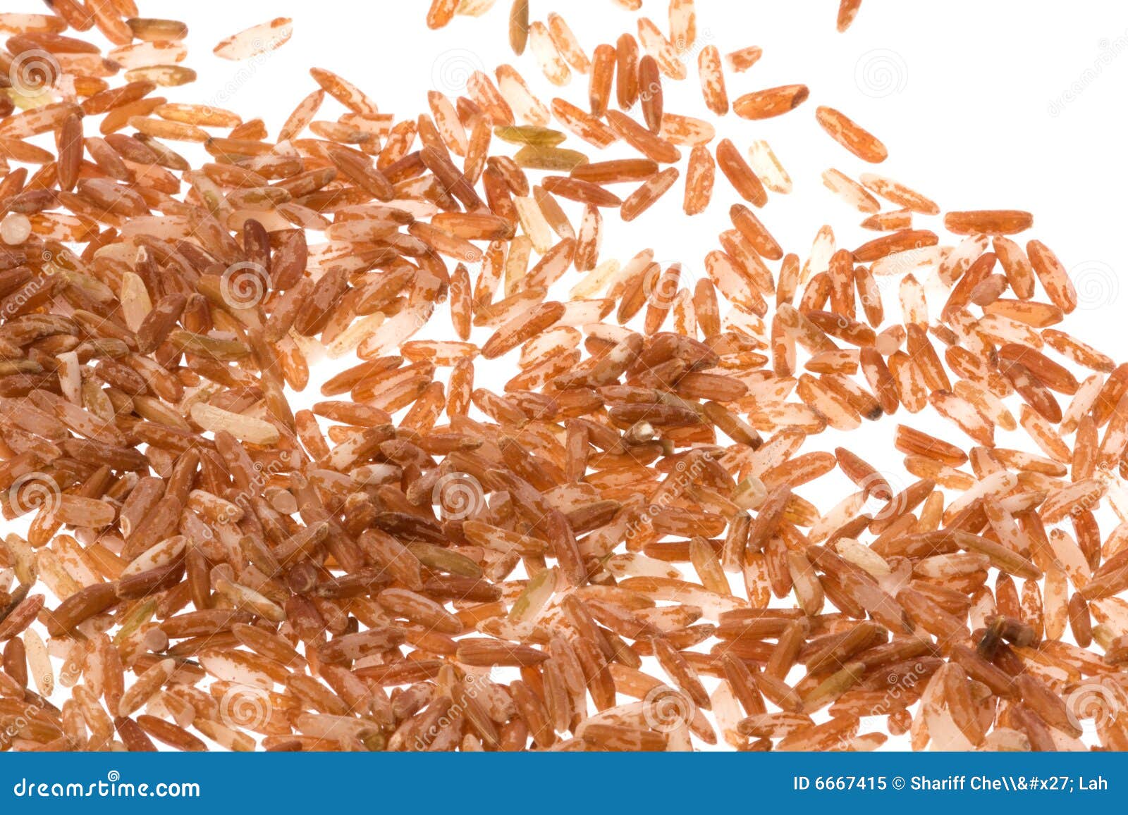 Scattered Red Rice Grains stock image. Image of dried - 6667415