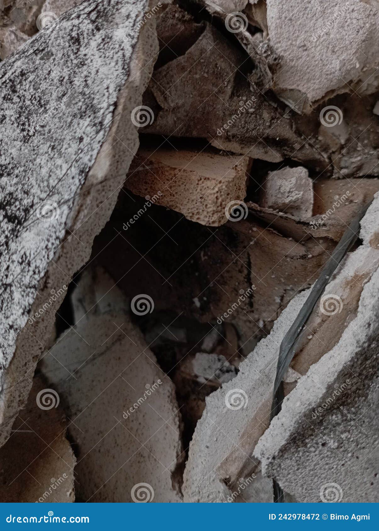 Scattered rock waste stock photo. Image of geology, temple - 242978472