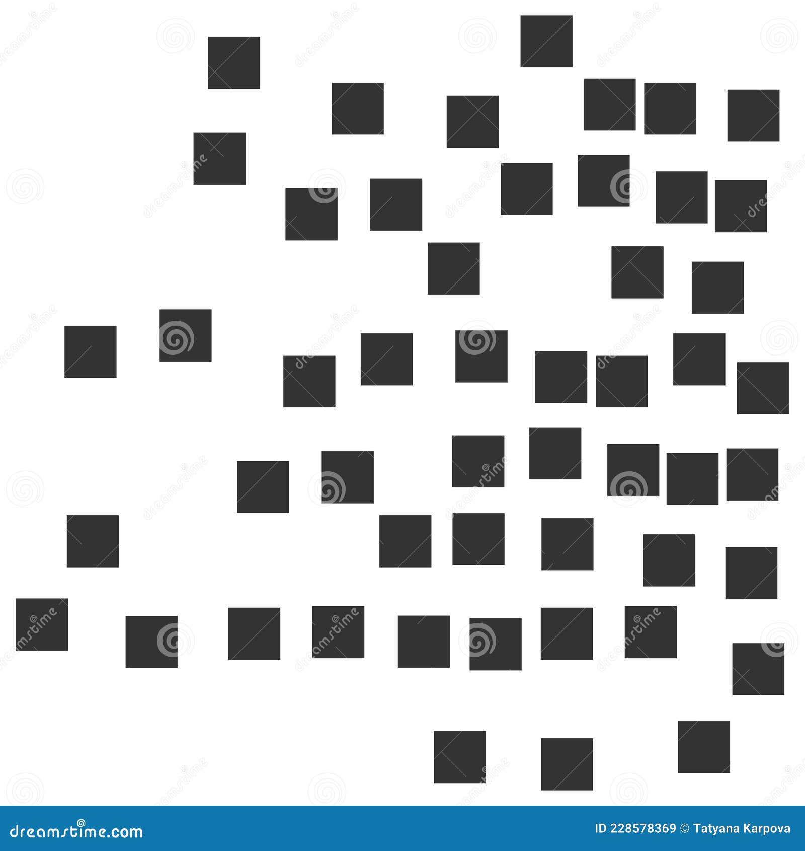 Scattered Square Particles Vector Icon Flat Illustration Stock Vector ...