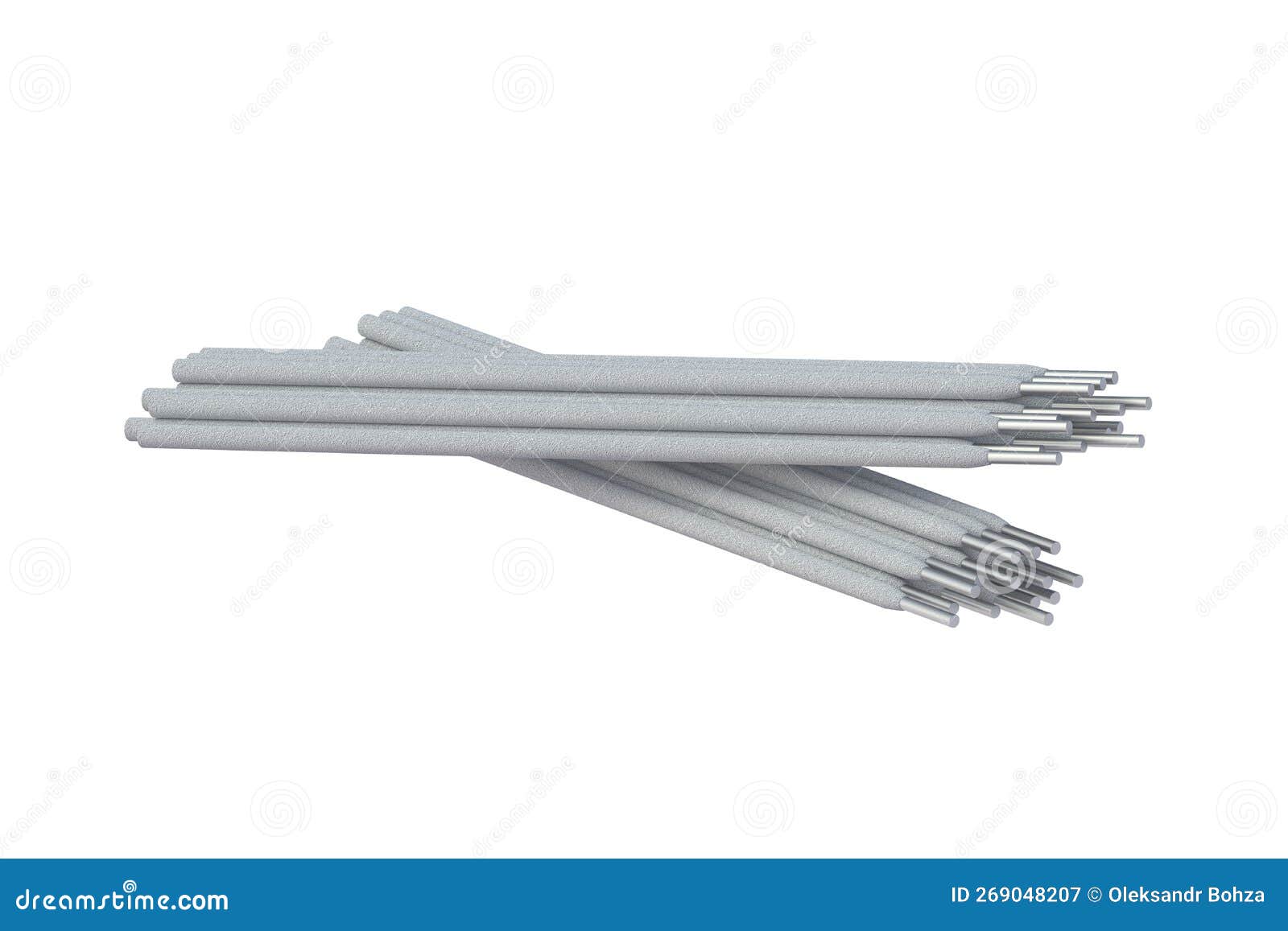 Welding Electrodes Isolated On White Background Royalty-Free Stock ...