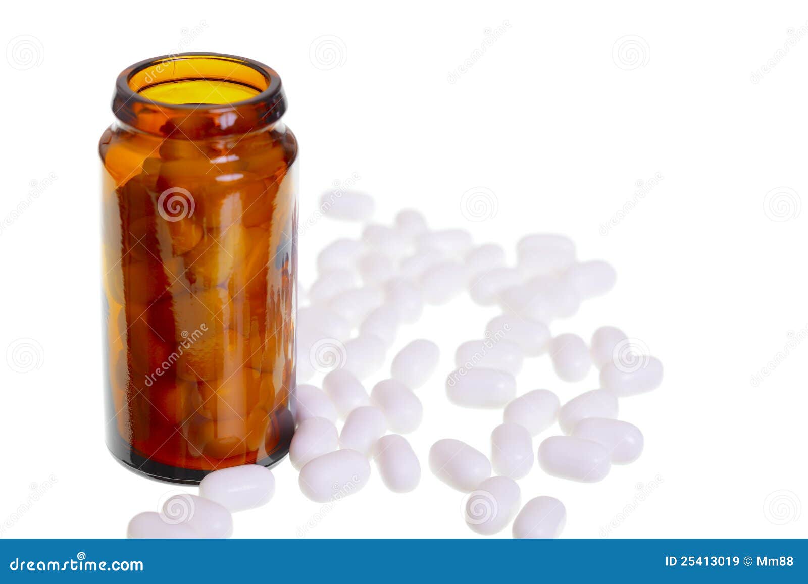 Scattered white pills stock image. Image of background - 25413019