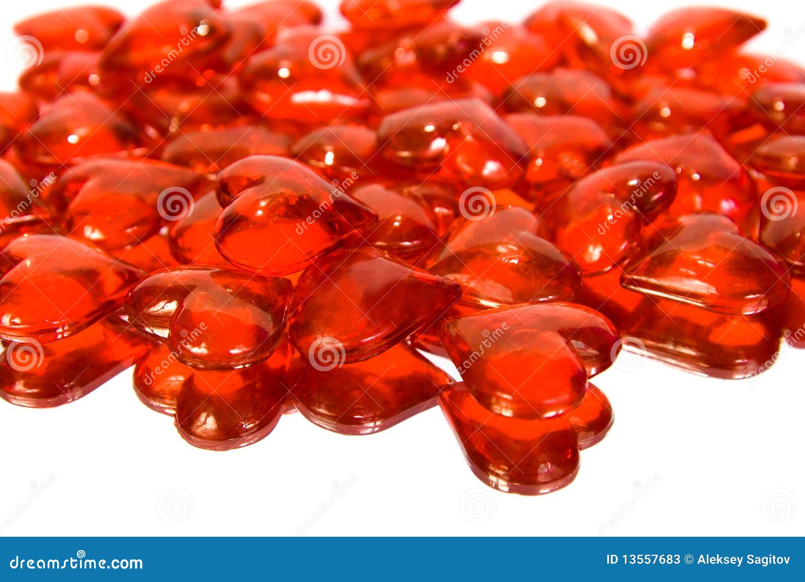 Scattering Decorative Hearts. Stock Image - Image of group, abstract ...