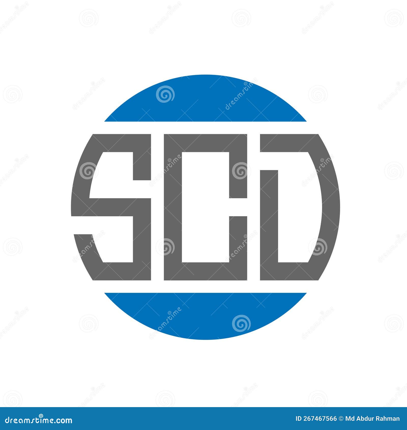 SCD Letter Logo Design On White Background. SCD Creative Initials ...