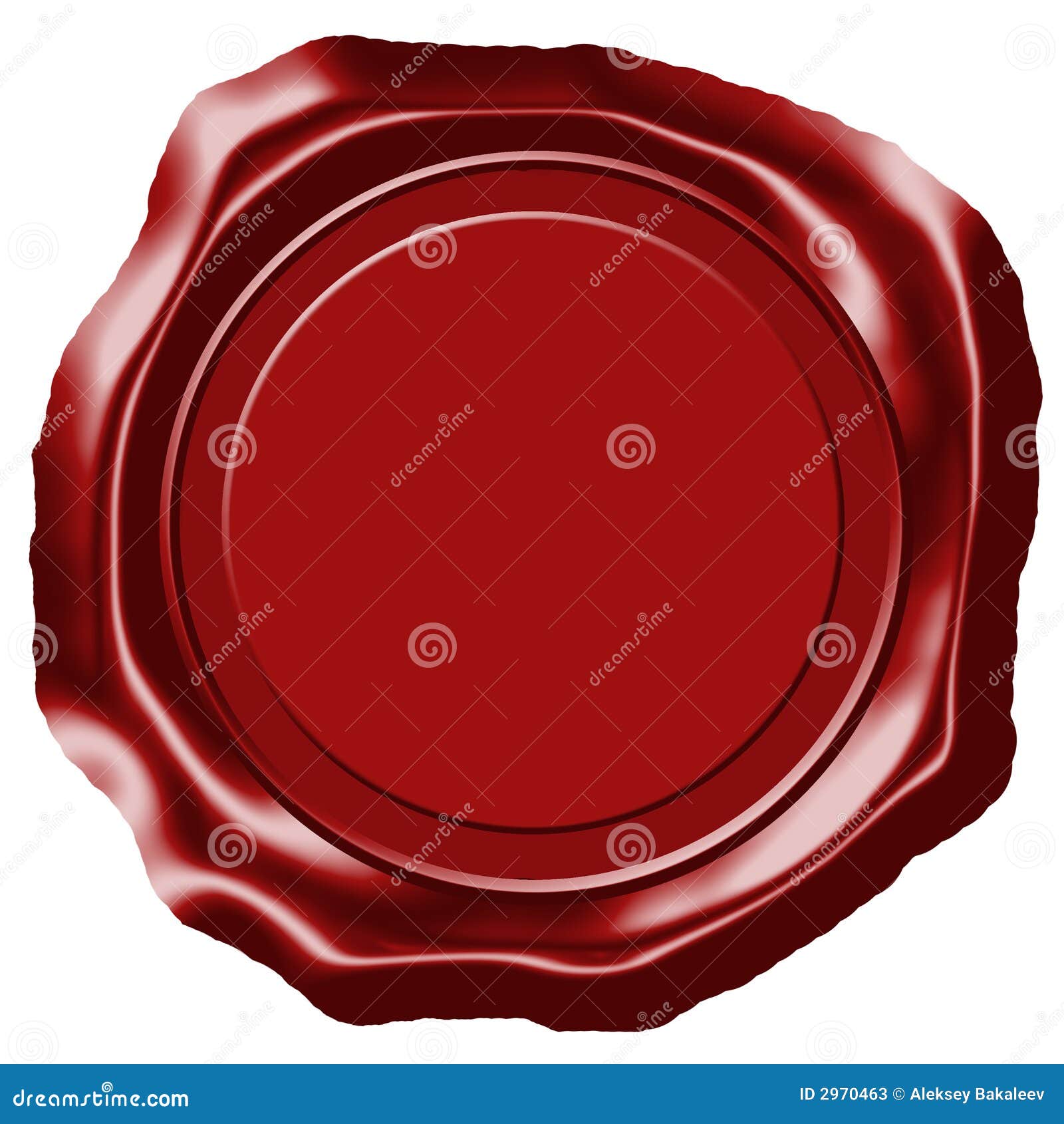 Sceau de cire illustration stock. Illustration du fond - 2970463