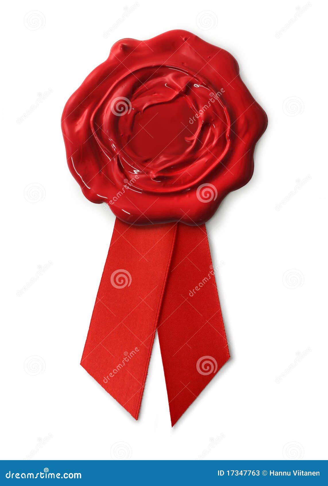 Sceau Rouge De Cire Avec Des Bandes Image stock - Image du confidentiel ...