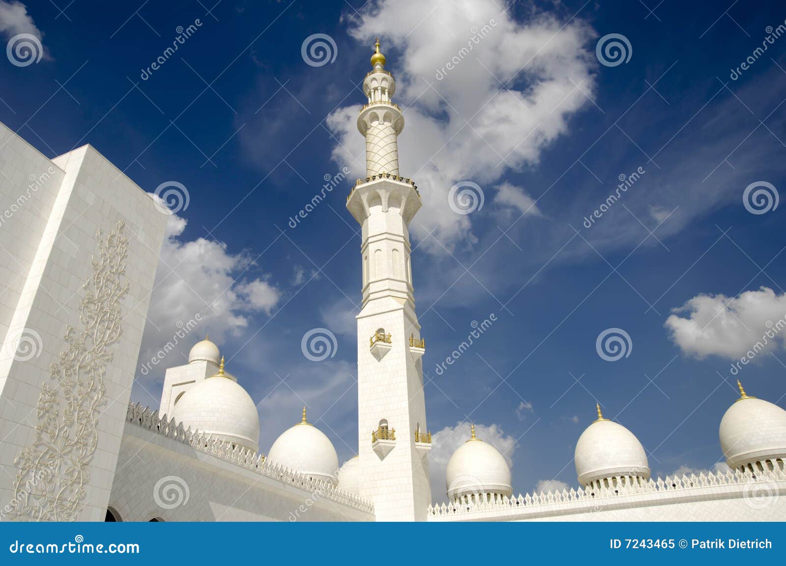Sceicco Zayed Al Nahyan Mosque - Abu Dhabi Immagine Stock - Immagine di ...