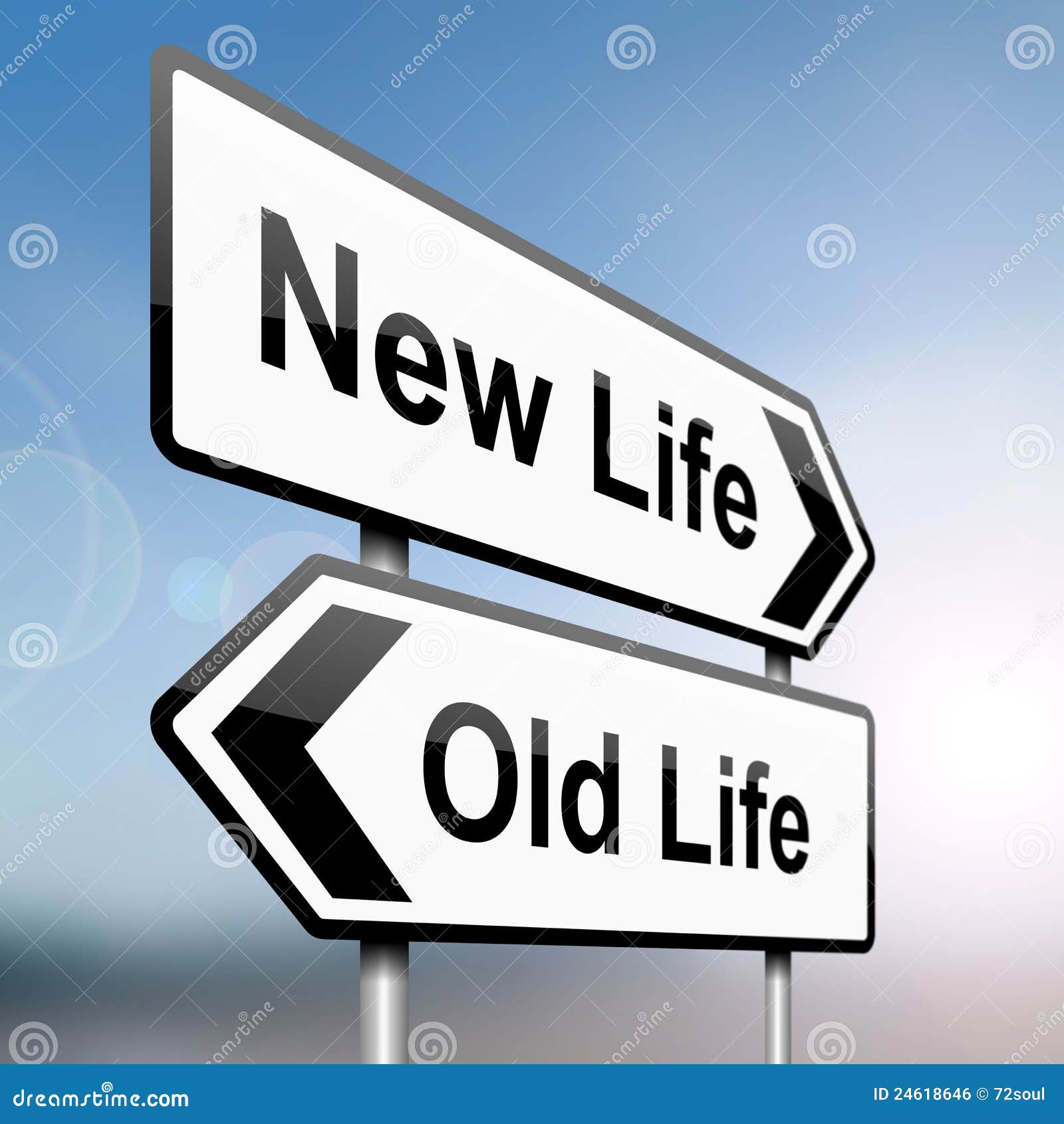 Scelte di stile di vita. illustrazione di stock. Illustrazione di ...