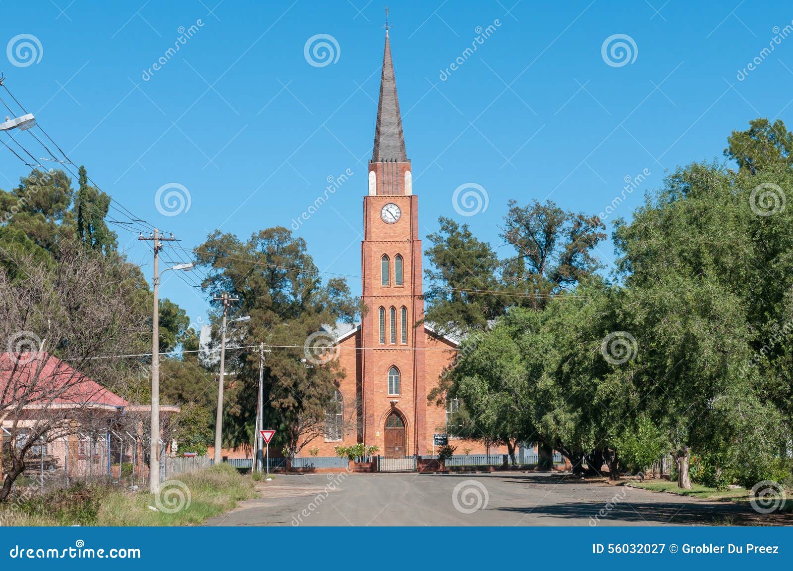 Scena della via in Boshof fotografia editoriale. Immagine di provincia ...