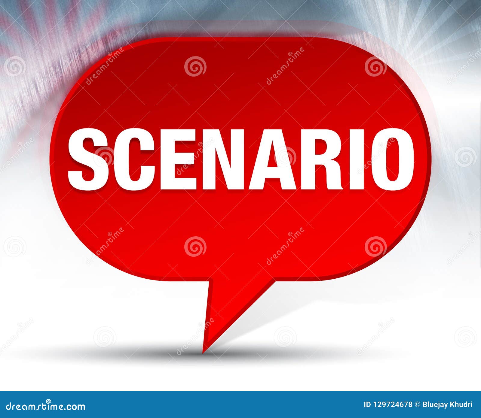 Scenario Red Bubble Background Stock Illustration - Illustration of ...