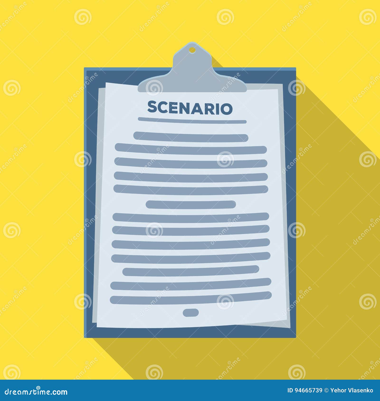 Scenario.Making Movie Single Icon In Monochrome Style Vector Symbol ...