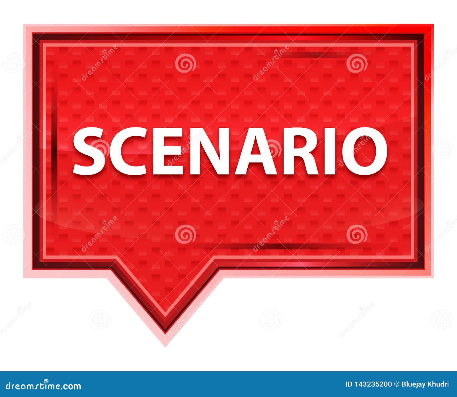 Scenario Button On White Stock Image | CartoonDealer.com #202467241