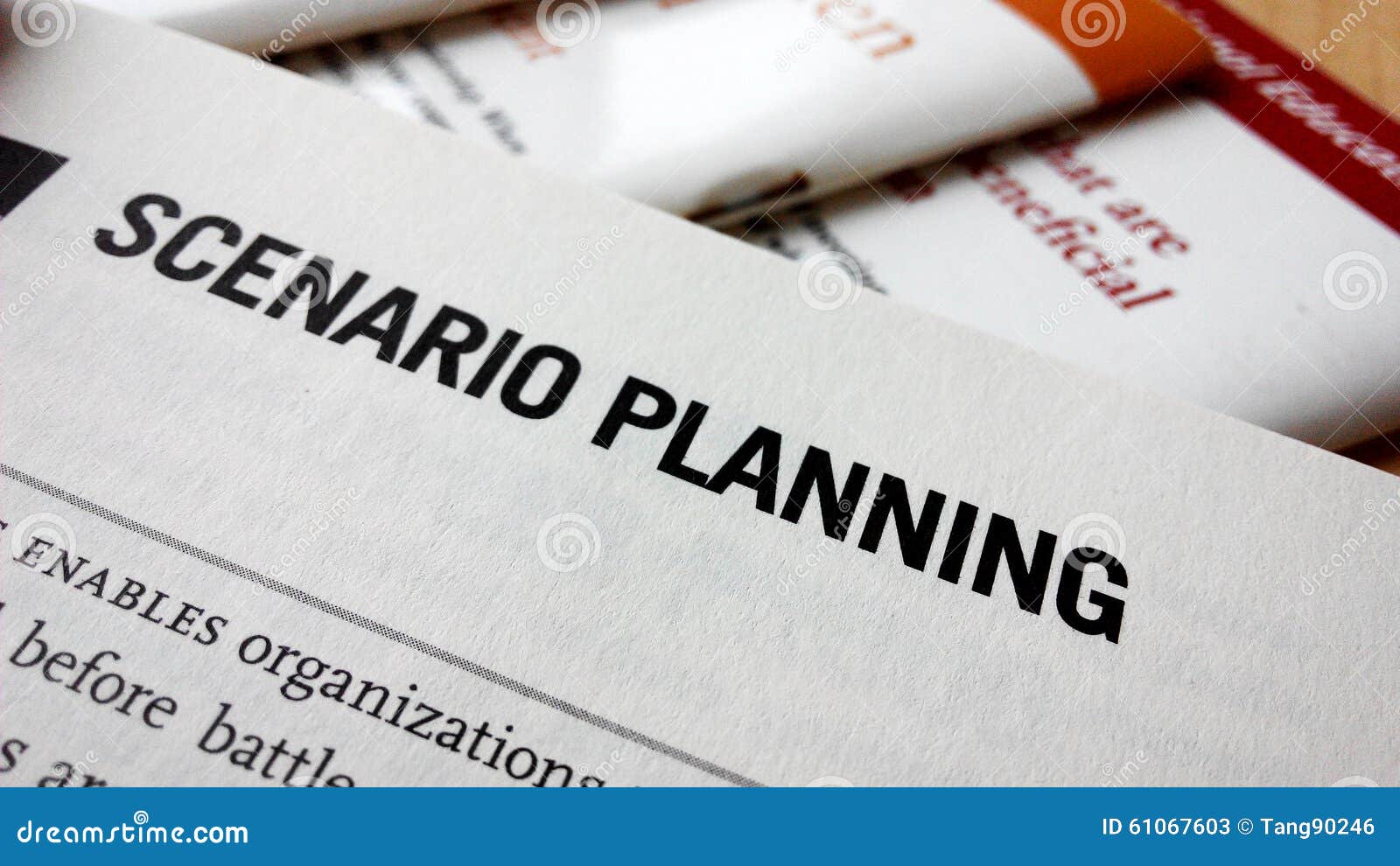 Scenario Word On Wood Cubes Stock Photo | CartoonDealer.com #253837038